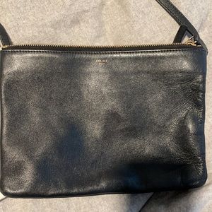 Celine | Bags | Celine Large Navy Trio Bag | Poshmark